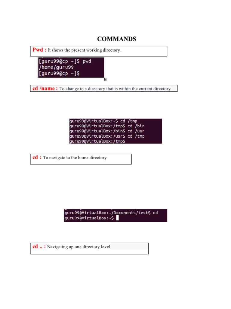 Linux Commands | PDF