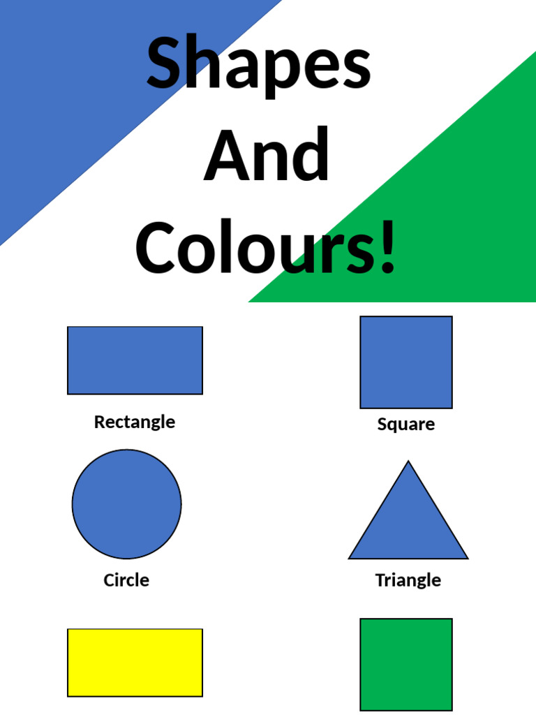 Shapes and Colors for Kids | PDF