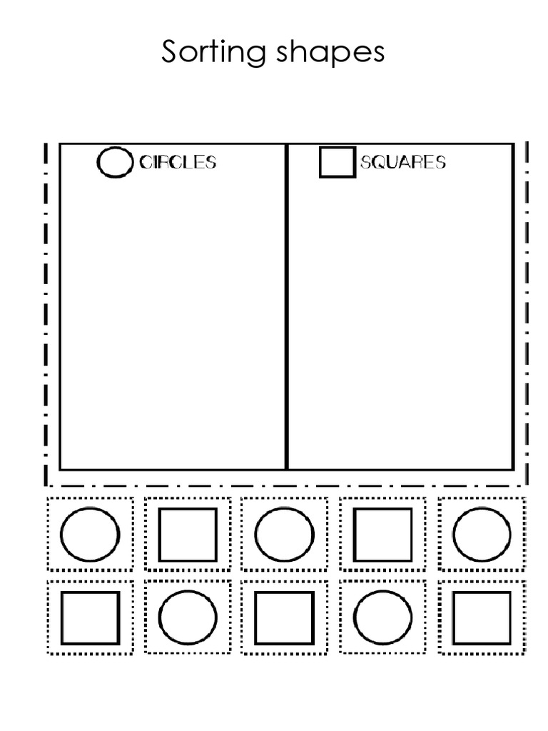 Sorting Different Shapes | PDF
