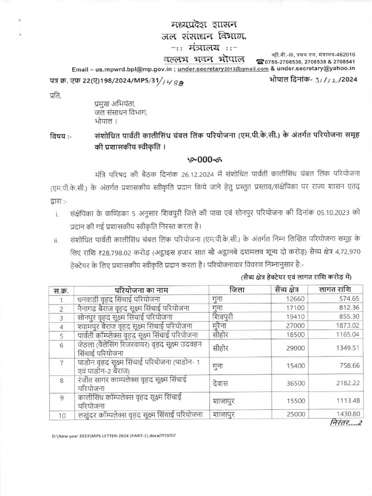 MPS Letter 2024: Important Updates | PDF