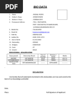 PAN Card Surrender Request Format | PDF | Affidavit