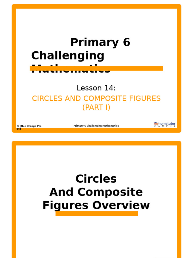 Math p6 Circles | PDF | Area | Circle