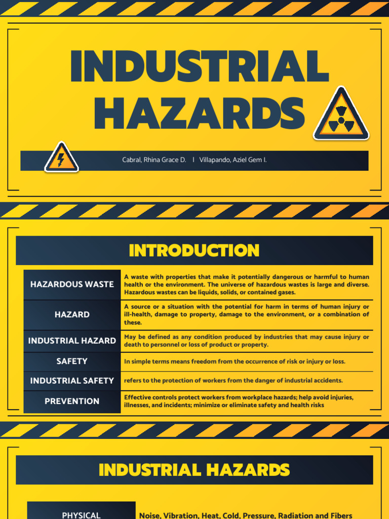 Understanding Industrial Hazards and Safety | PDF | Fires | Hazards