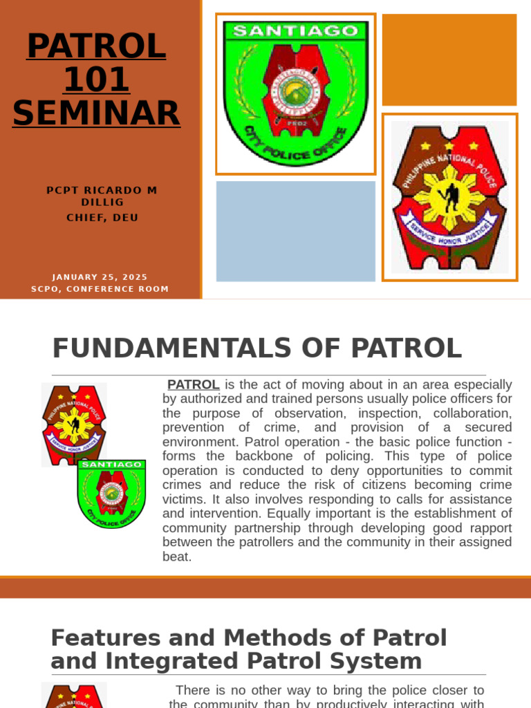 Patrol 101: Integrated System Overview | PDF | Police | Patrol