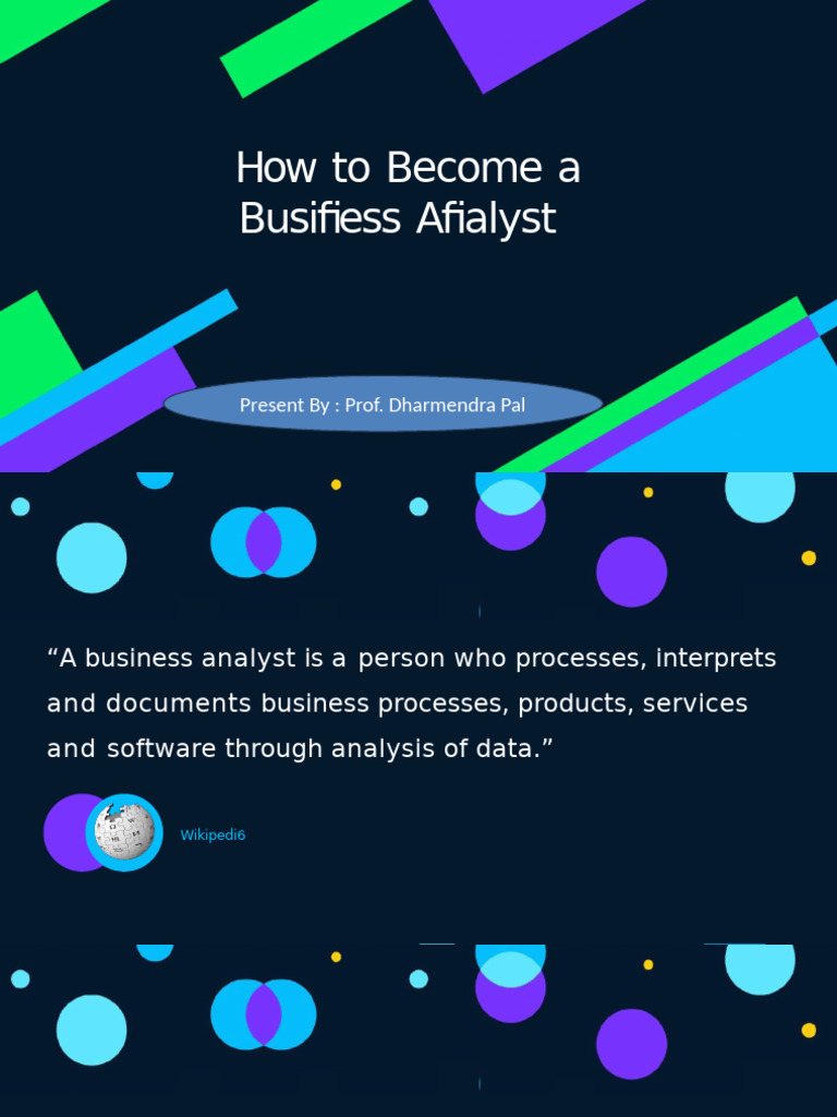 How To Become A Business Analyst | PDF | Data Analysis | Data