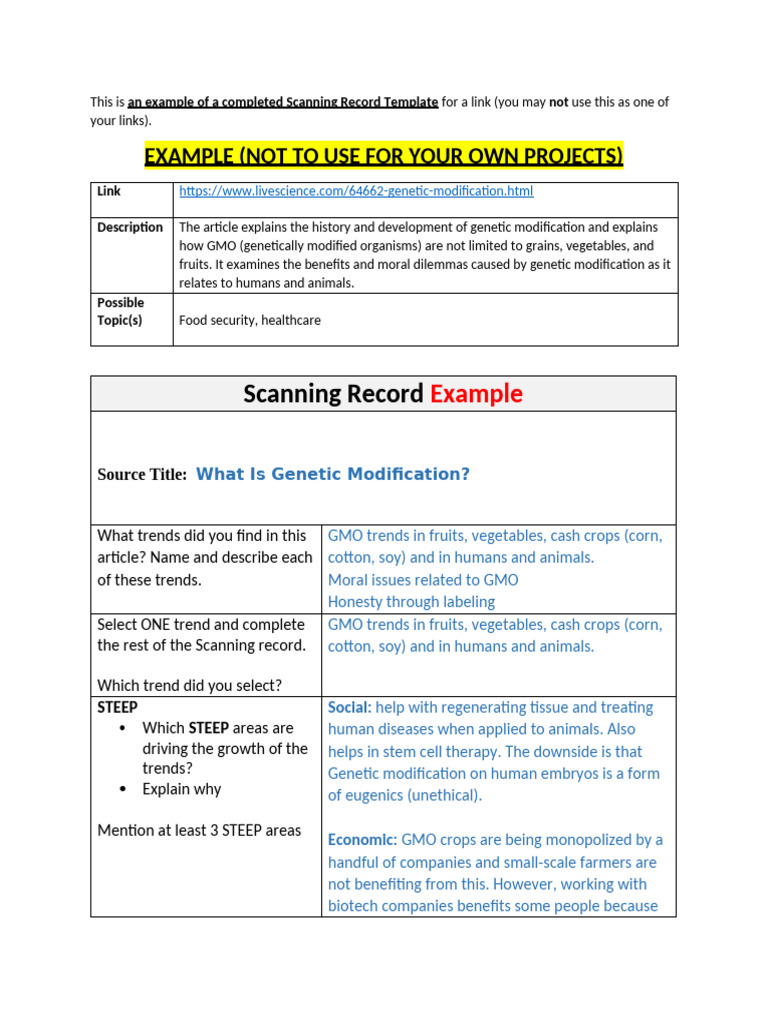 Scanning Record Example 2193(5) | PDF | Genetically Modified Organism ...