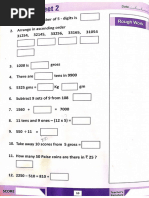ICSE Grade 3 Maths Worksheet | PDF | Worksheet | Teaching Mathematics