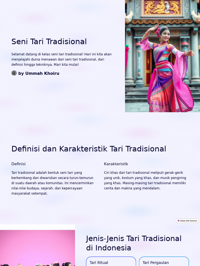 Seni Tari Tradisional | PDF