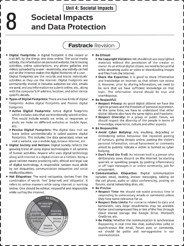 Societal Impacts Class 12 IP | PDF