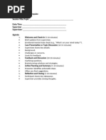Supervision Record Template | PDF | Applied Psychology | Business