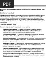 How To Answer Case Study Questions and Long Application Questions | PDF ...