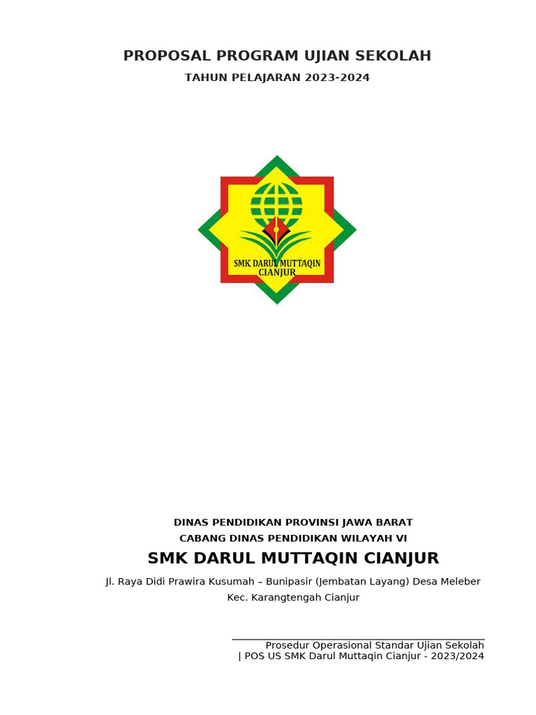 Pos Us SMK DMC 2024 | PDF