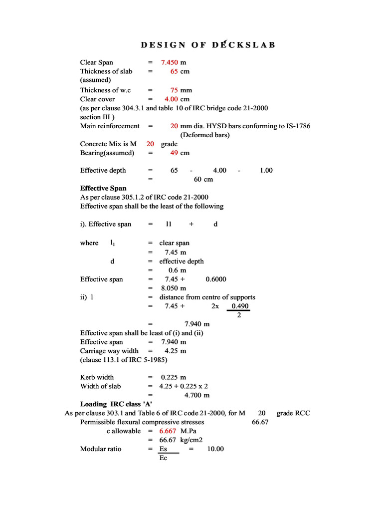 Clear Span and Load Specifications | PDF | Bending | Length