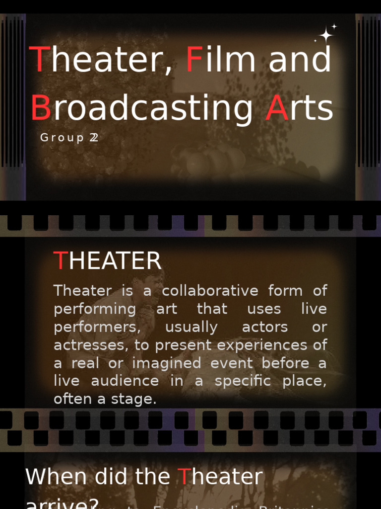 CPAR Group 2 - 20250116 - 031618 - 0000 | PDF | Theatre | Cinematography
