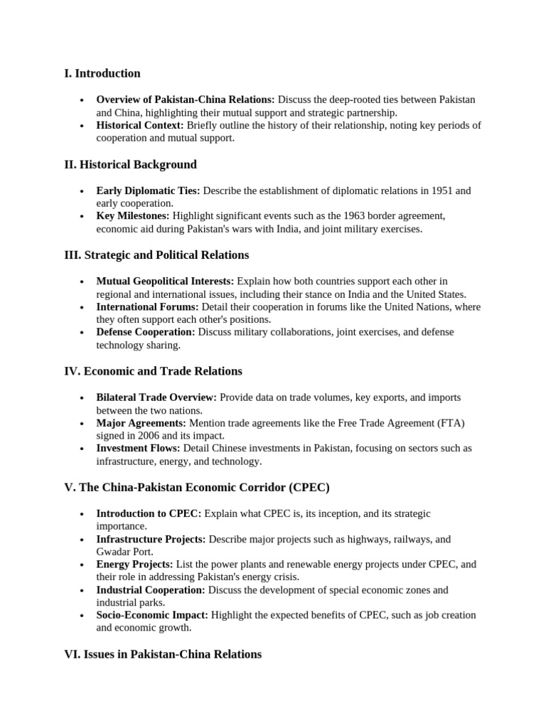 Pakistan-China Relations. | PDF | Pakistan | Global Politics