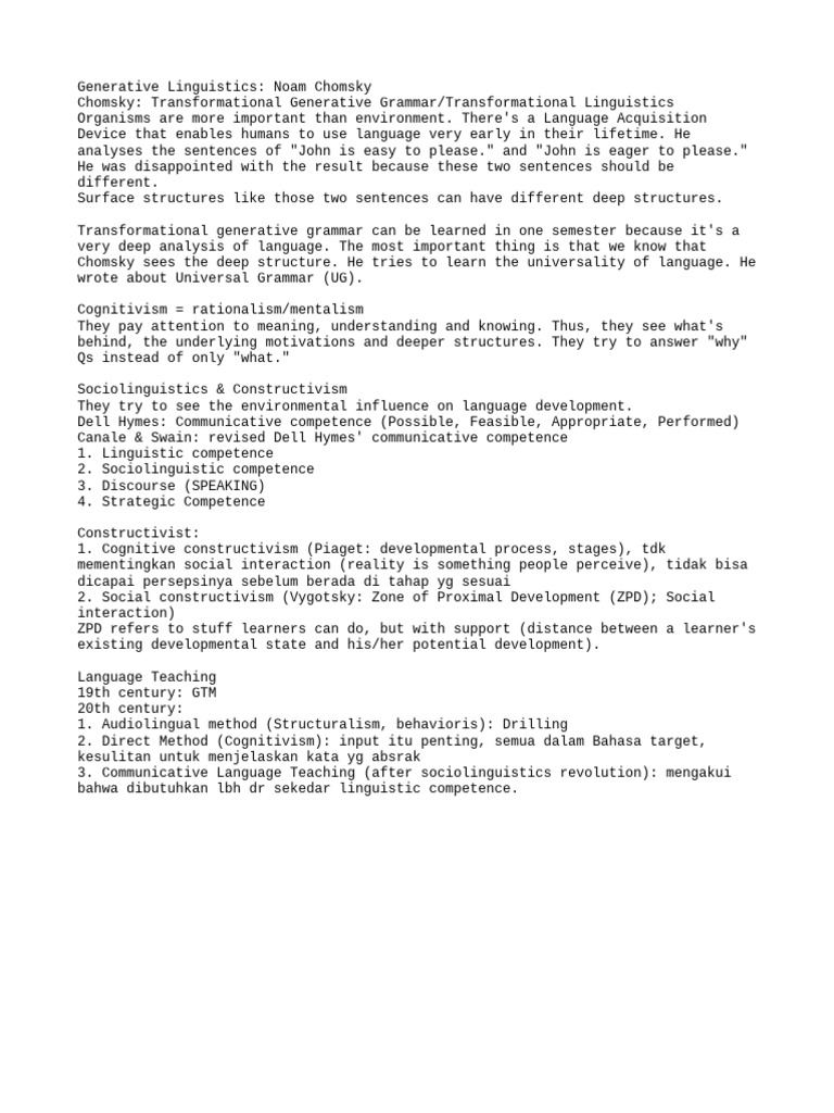 Theories of Teaching and Learning Lecture Note | PDF
