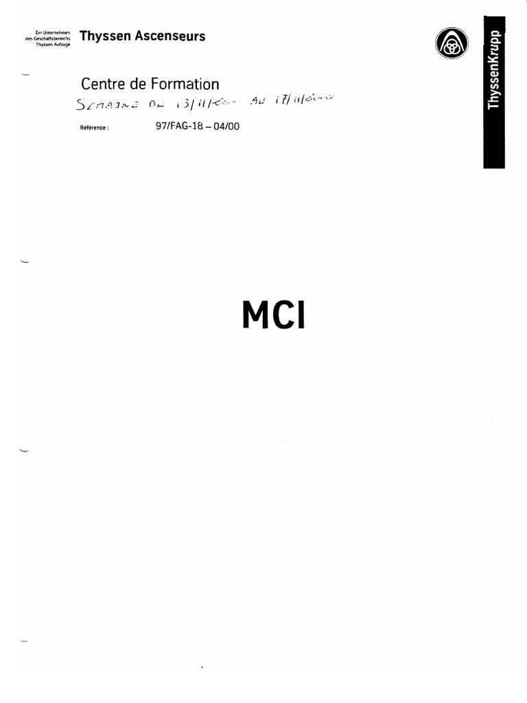 Mci Formation | PDF
