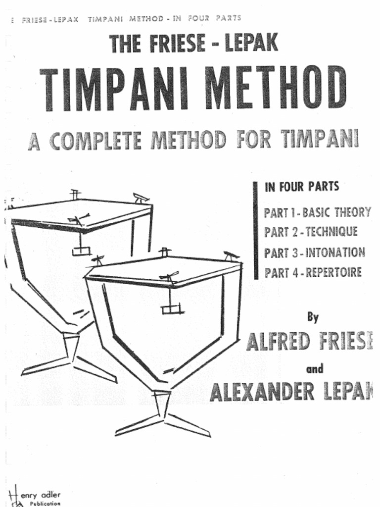 Friese Lepak - Timpani Method | PDF