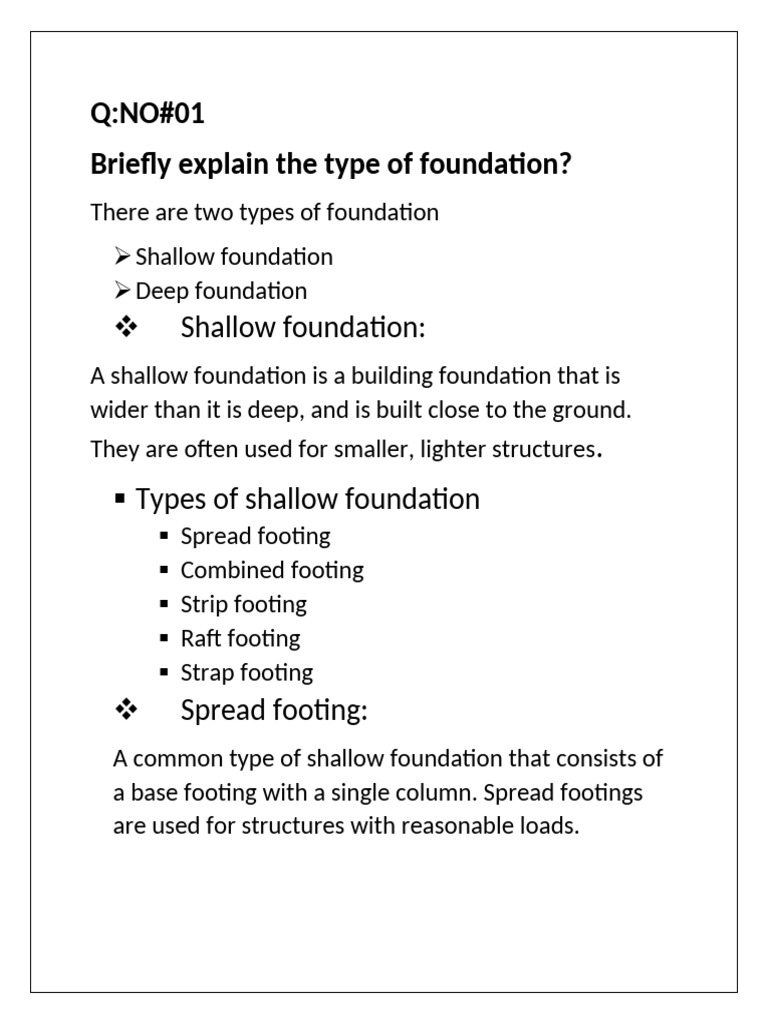 Foundation Details Pdf Deep Foundation Foundation Engineering