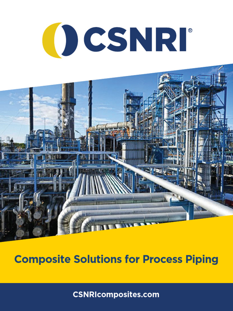 CSNRI ProcessPipingBrochure | PDF | Leak | Materials