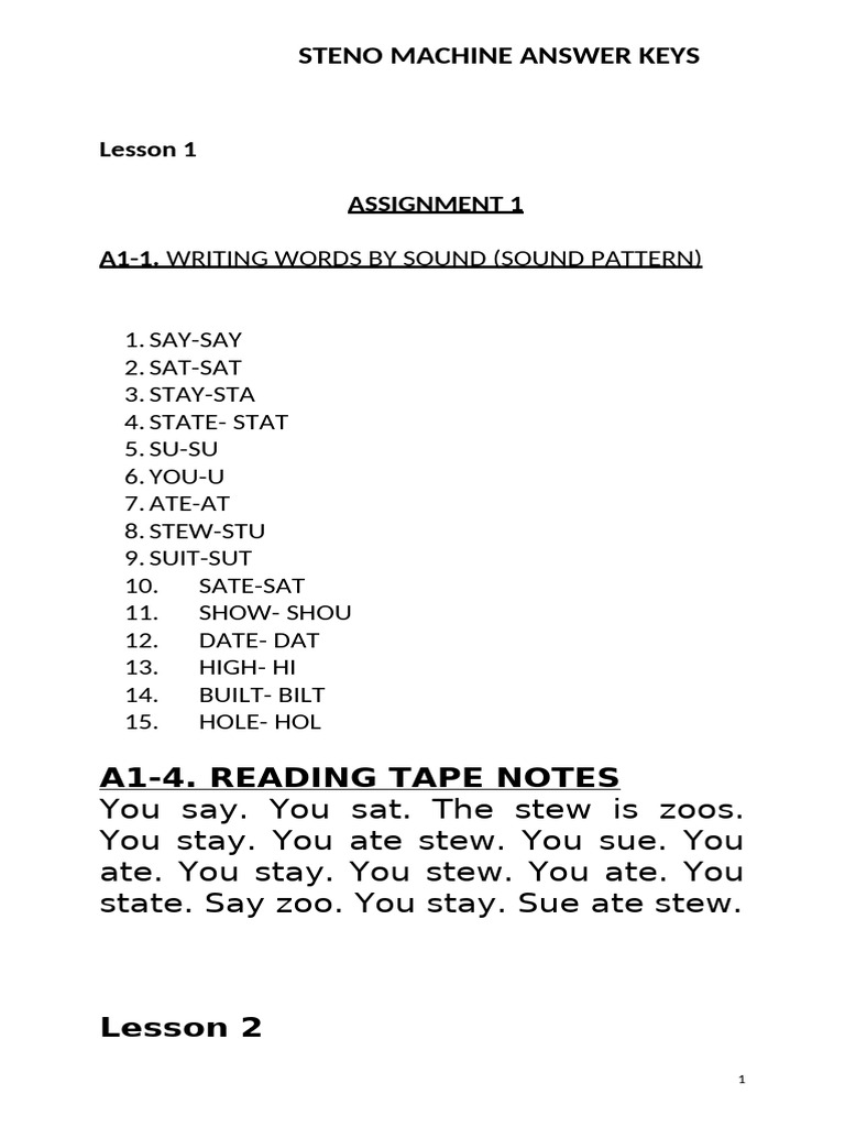 Machine Shorthand Transcription | PDF | Knowledge
