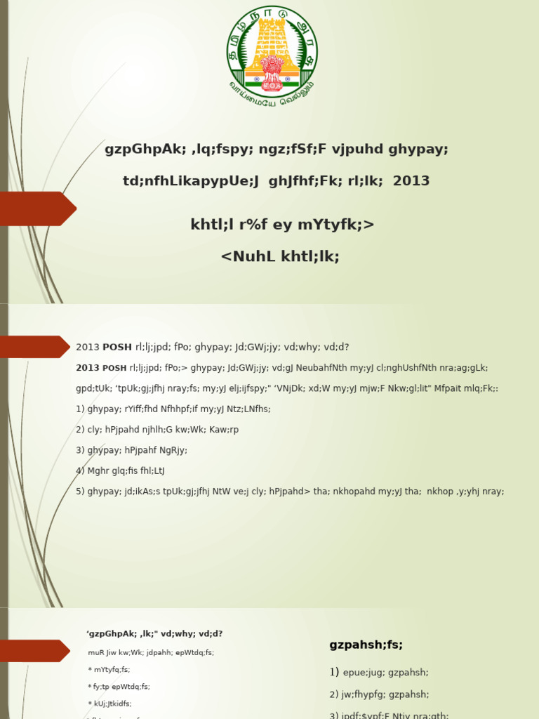 2024 POSH Act Overview and Updates | PDF