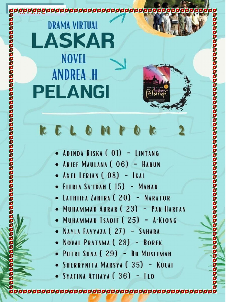 504917021 BINDO Naskah Drama Laskar Pelangi | PDF