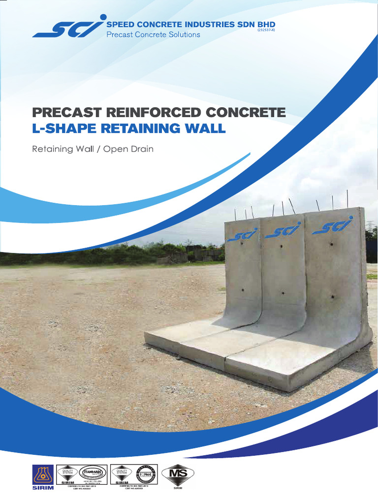 SCI L Shape Retaining Wall | PDF