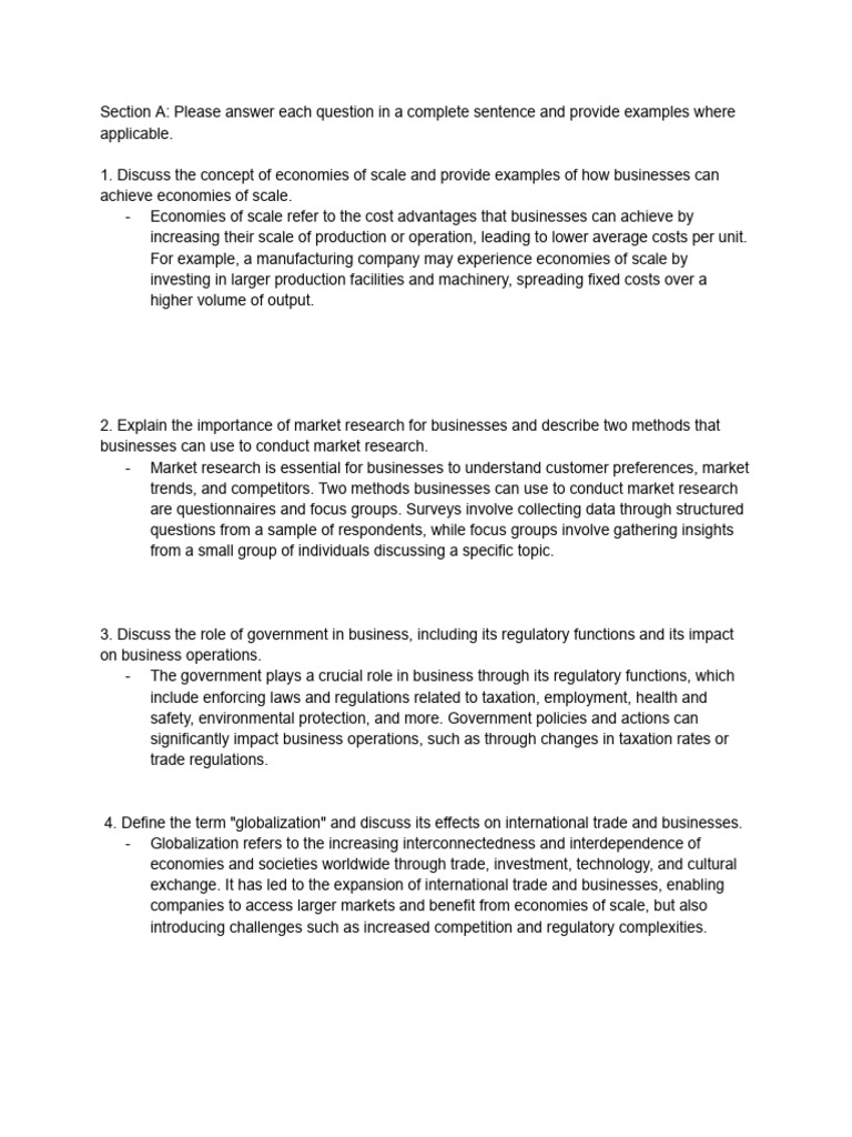 Pob exam | PDF | Strategic Management | Sustainability