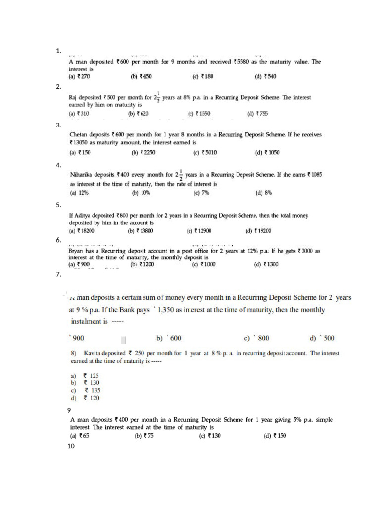 Banking MCQ Wrksht_ic980098 | PDF