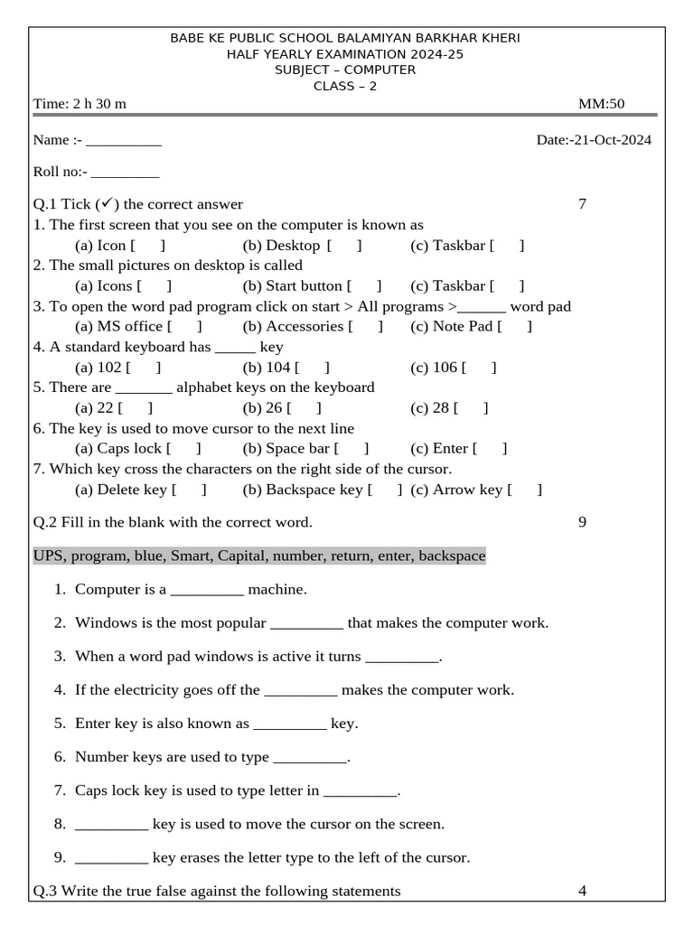 COmputer 2 | PDF | Computer Keyboard | Icon (Computing)