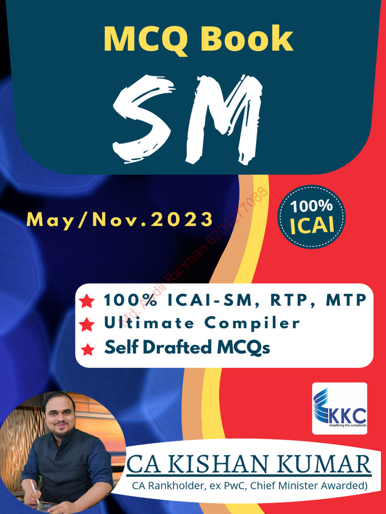 SM MCQ Book - May and Nov 23 - Md. Aadil Rahman 6204277088 | PDF | Strategic Management | Swot ...