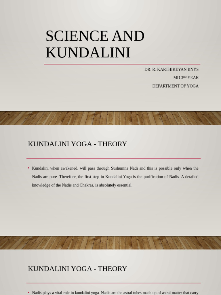 SCIENCE AND KUNDALINI | PDF | Vertebral Column | Kundalini