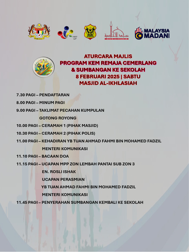 ATURCARA MAJLIS | PDF