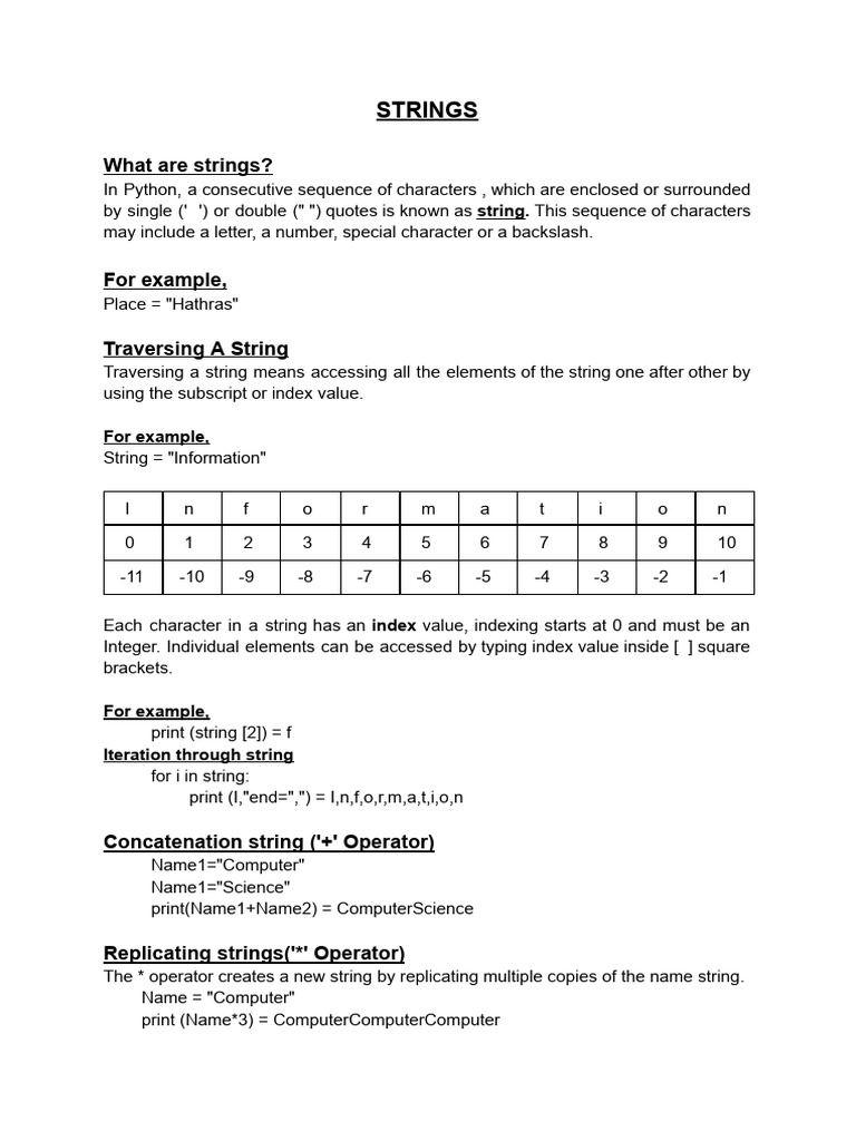 String Pdf String Computer Science Sequence 6661