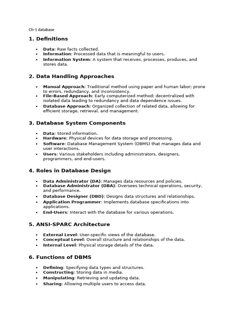 Ch1 | PDF | Databases | Database Design