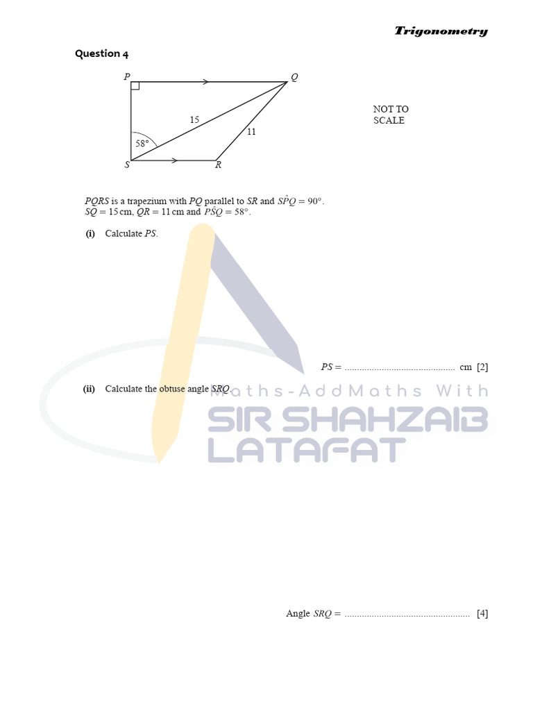 Trig Workbook (Wed 11 PM) | PDF | Triangle | Elementary Mathematics