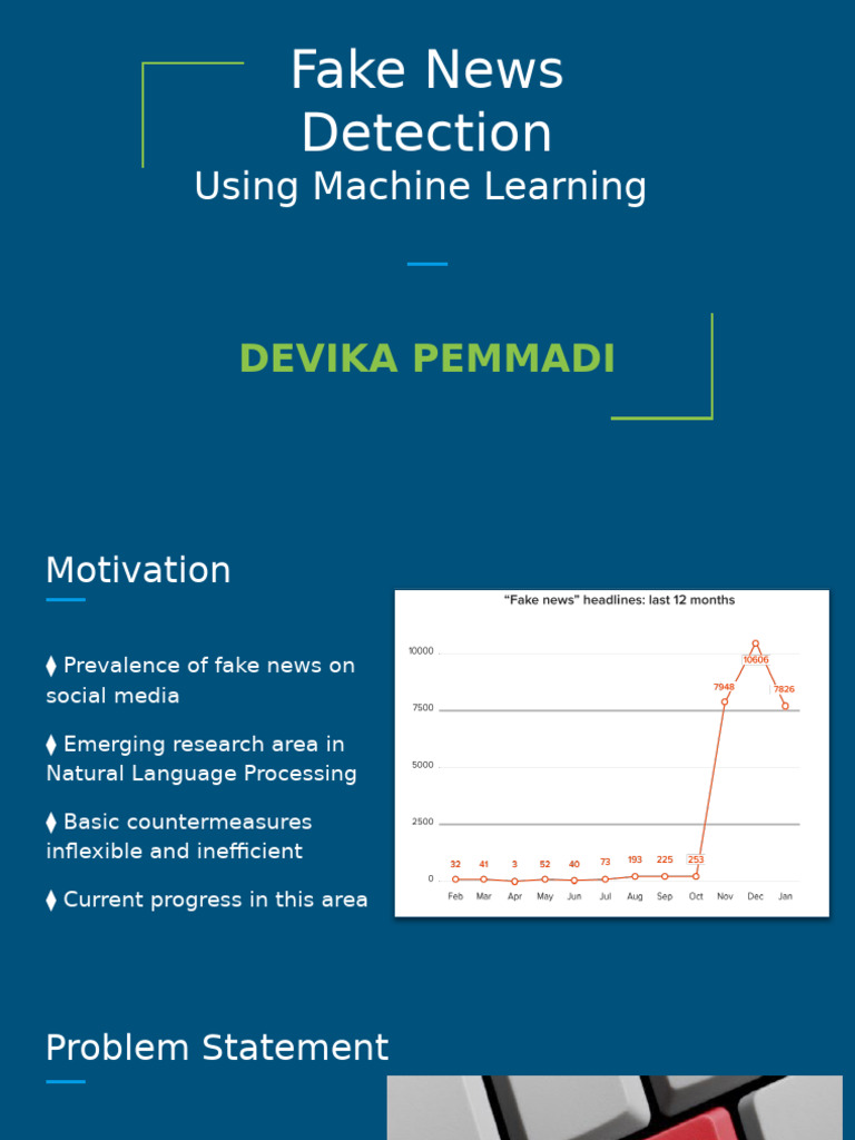 Machine Learning for Fake News Detection | PDF
