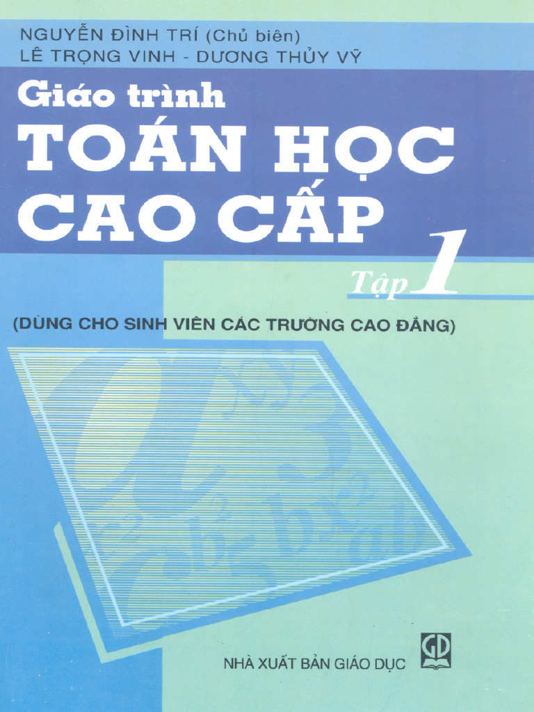 Toan Cao Cap 1 NG Dinh Tri | PDF