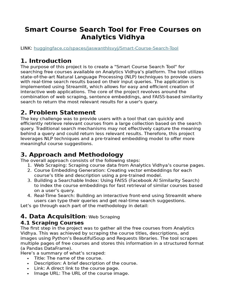 Free Course Finder for Analytics Vidhya | PDF | Information Retrieval | Analytics