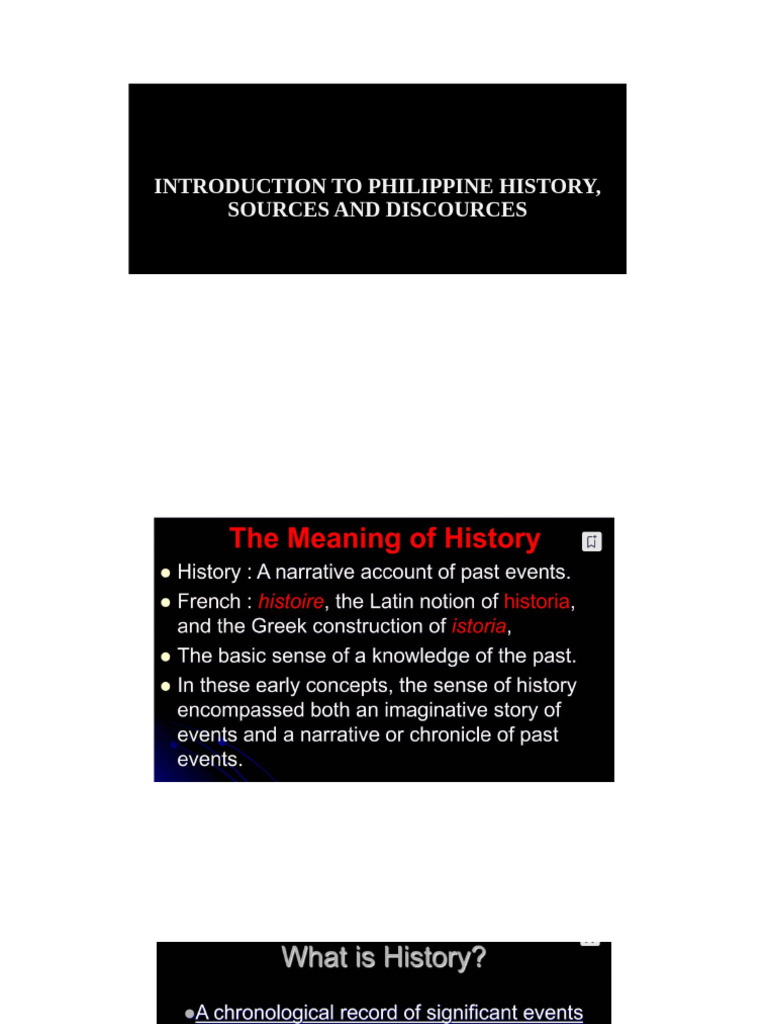 Meaning of History | PDF