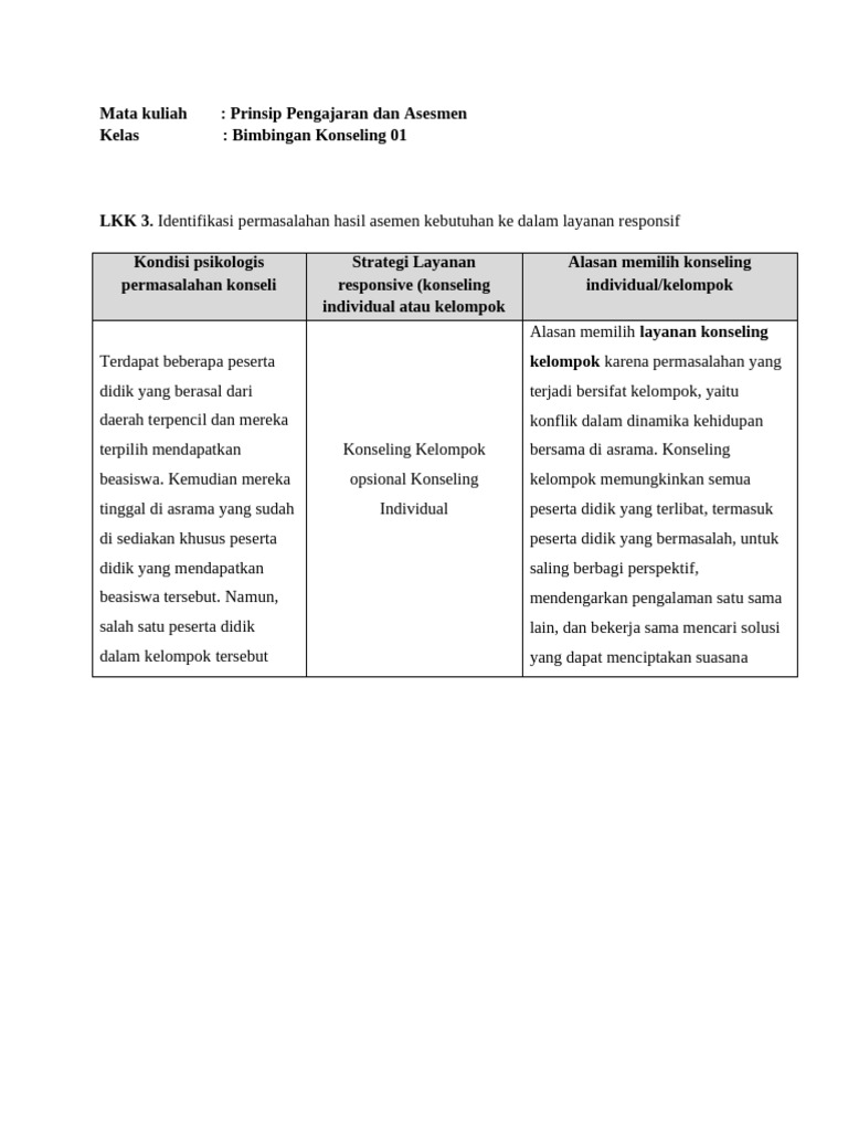 LKK.3 PPA T3. 4 Ruang Kolaborasi | PDF