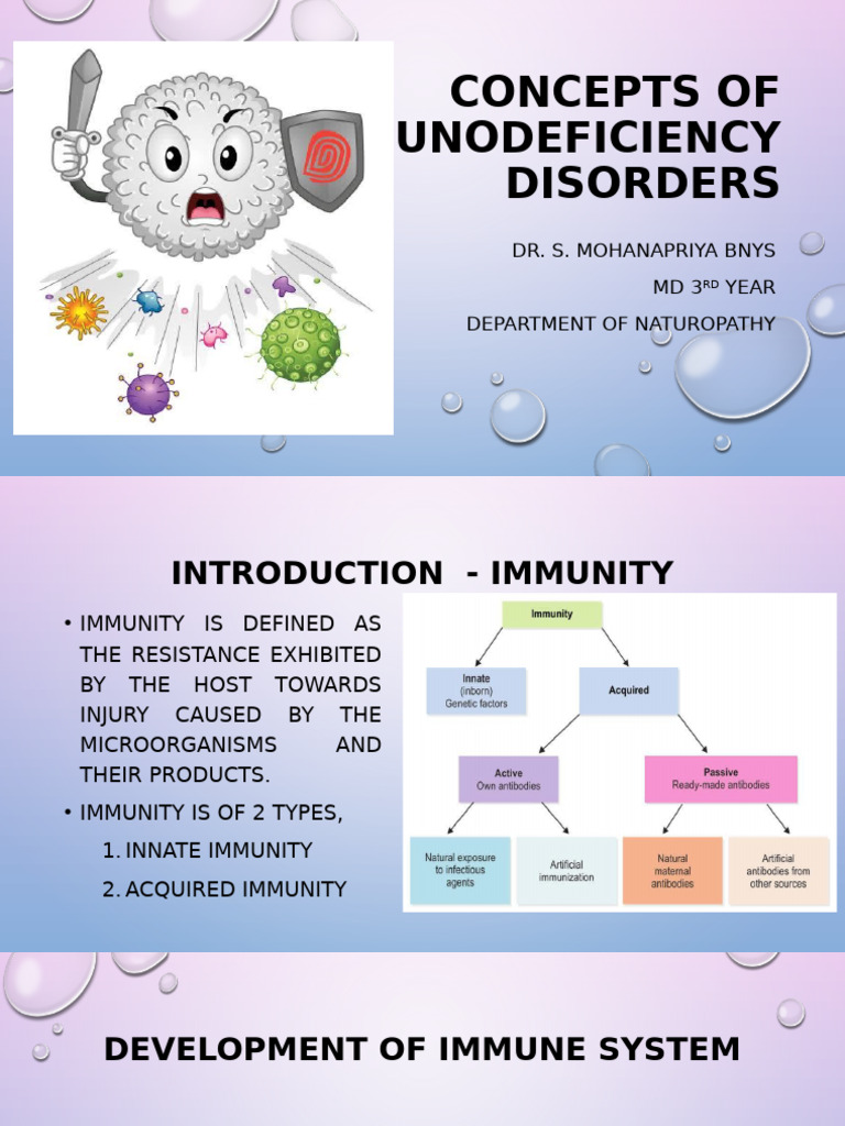 IMMUNODEFICIENCY DISORDERS | PDF | Immune System | Immunodeficiency