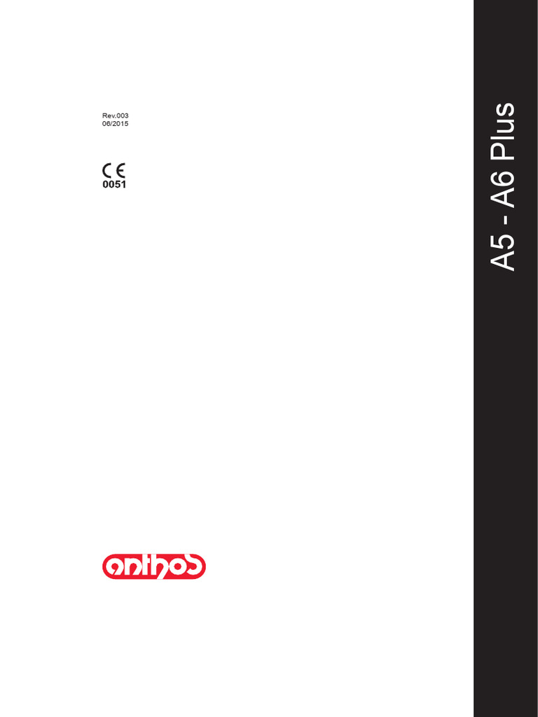 Anthos A4 A5 user manual | PDF | Waste | Medical Device