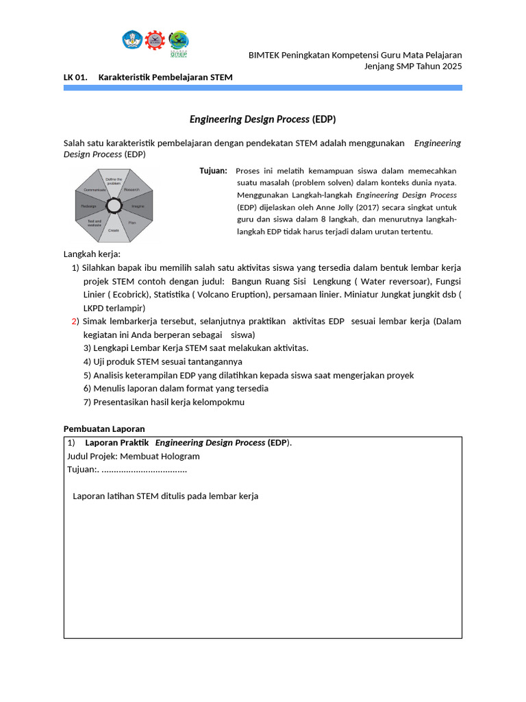LK 01 Analisis EDP | PDF