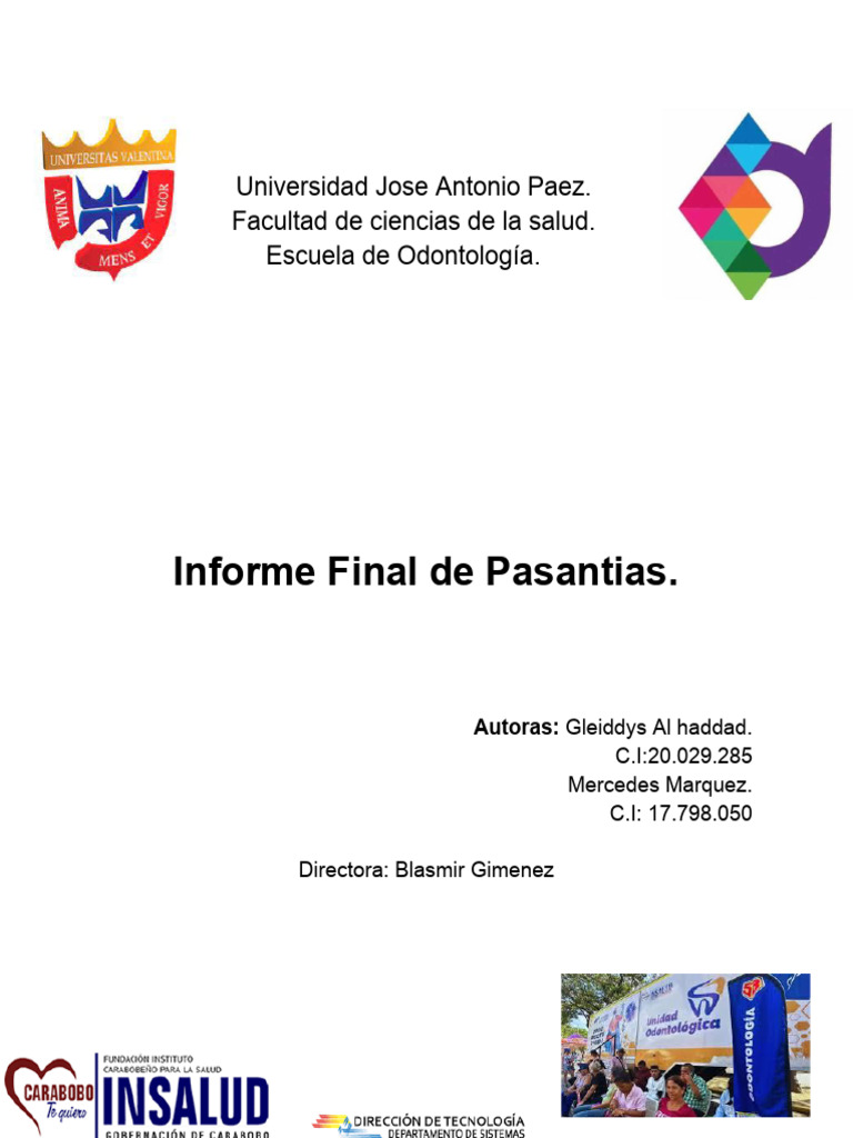 Informe Mercedes Marquez | PDF | Diabetes | Odontología