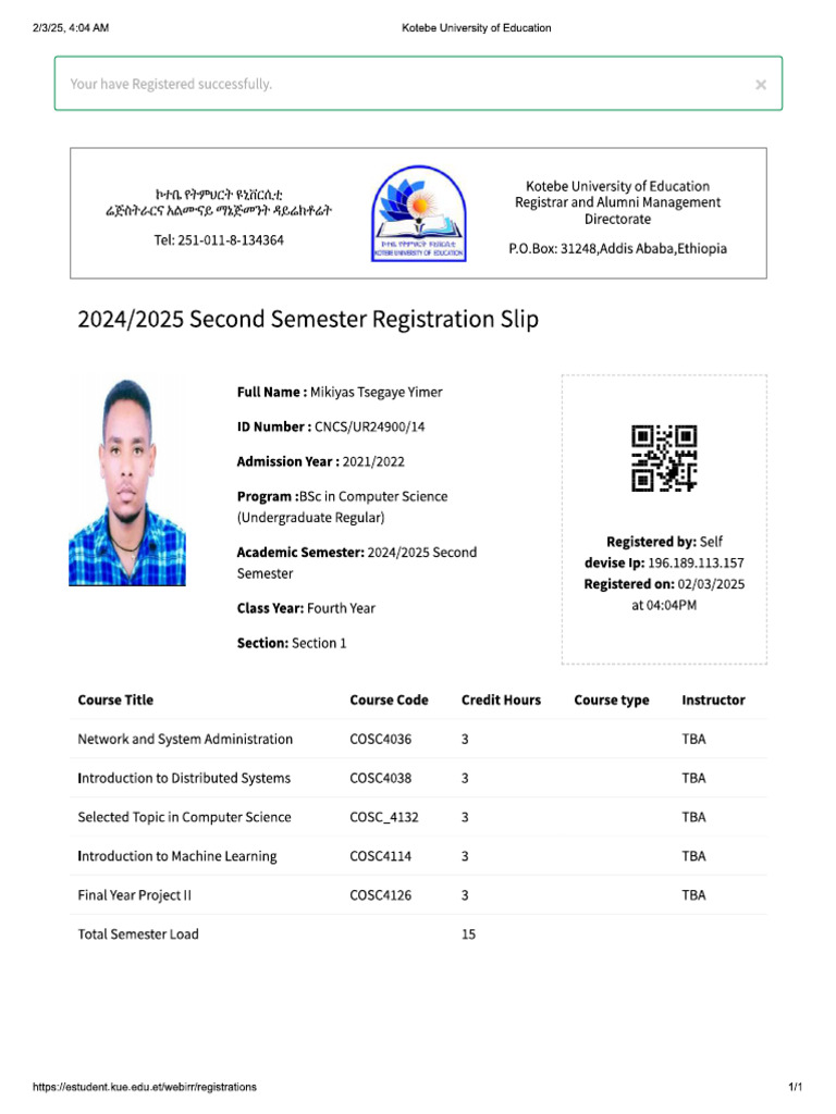 Kotebe University of Education | PDF