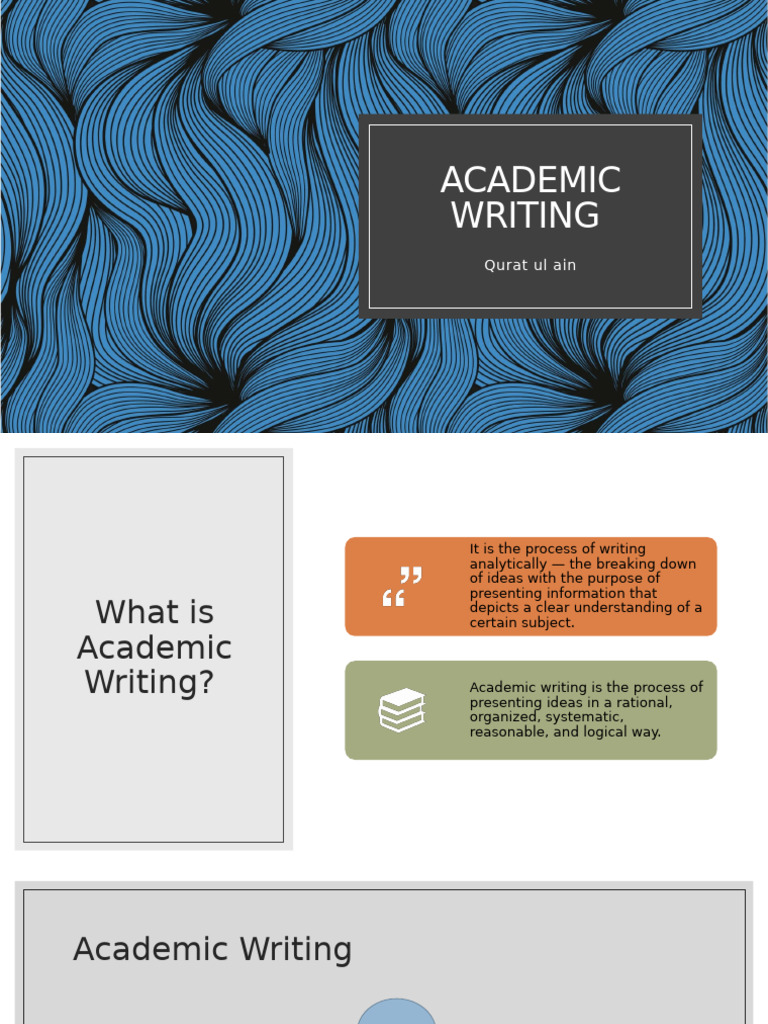 Academic Writing | PDF