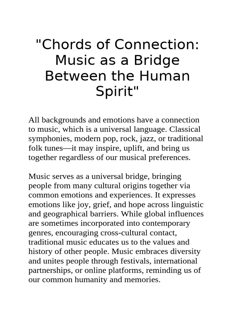 Chords of Connection | PDF