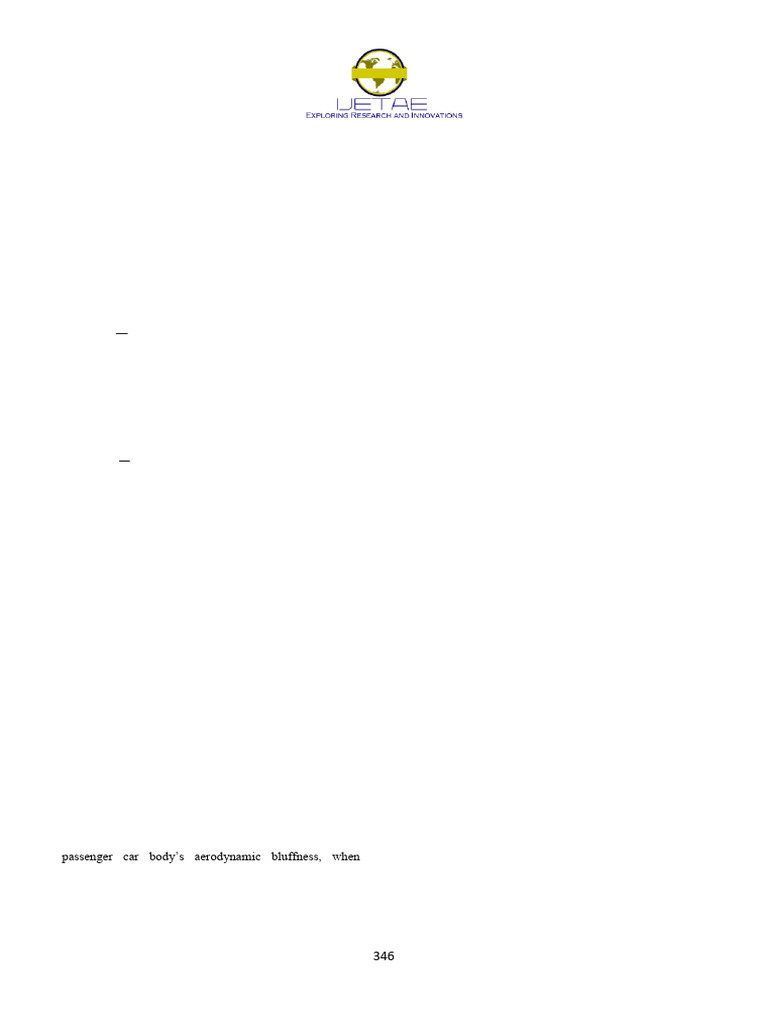 IJETAE - 0213 - 59 Investigation of AeroForces On Sedan, Fastback ...
